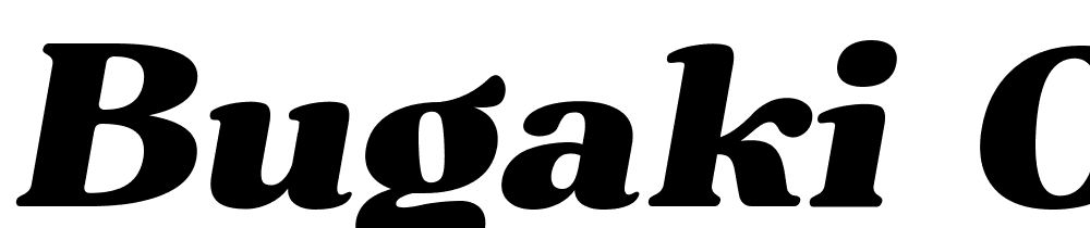Bugaki-Regular font Full Family Free [Download Now]