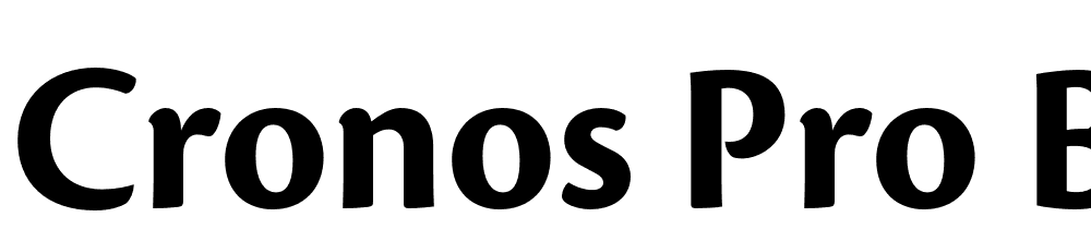 Cronos Pro font Full Family Free [Download Now]