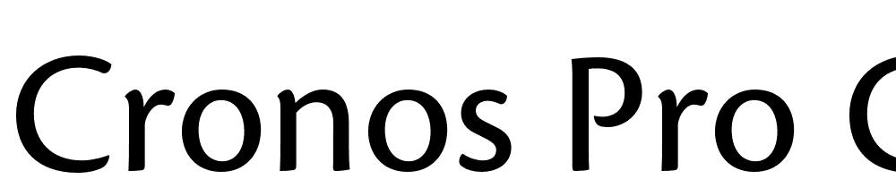 Cronos Pro font Full Family Free [Download Now]