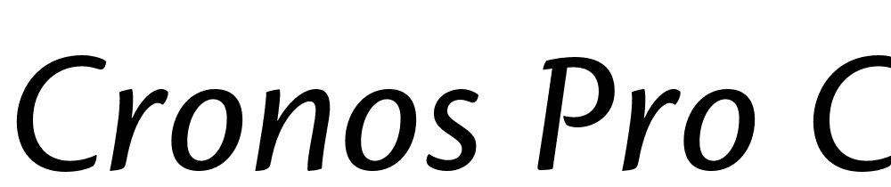 Cronos Pro font Full Family Free [Download Now]