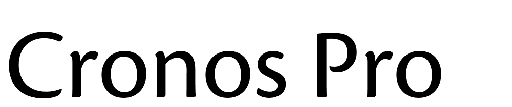 Cronos Pro font Full Family Free [Download Now]