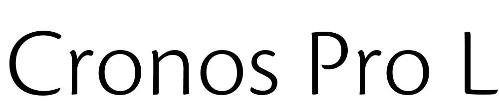 Cronos Pro font Full Family Free [Download Now]