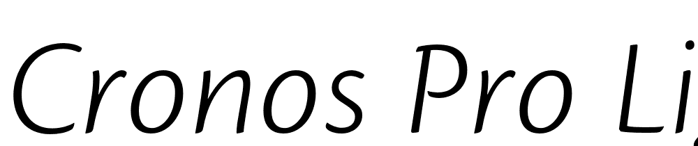 Cronos Pro font Full Family Free [Download Now]