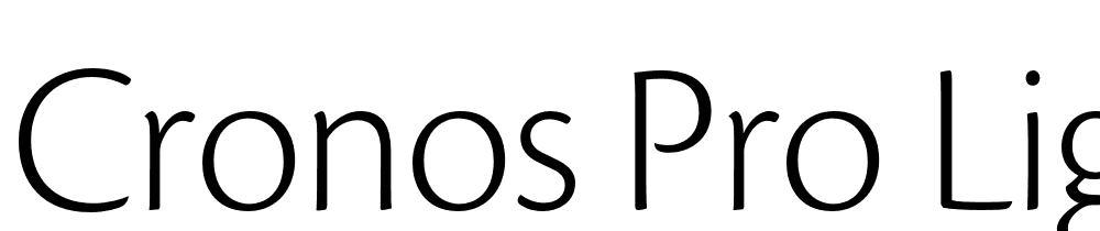 Cronos Pro font Full Family Free [Download Now]