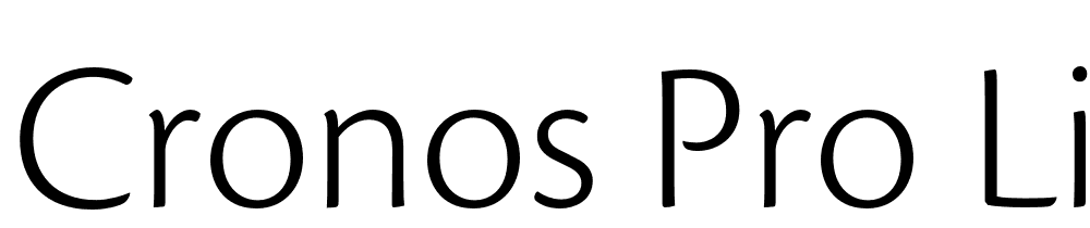 Cronos Pro font Full Family Free [Download Now]