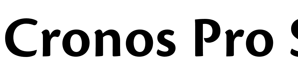 Cronos Pro font Full Family Free [Download Now]