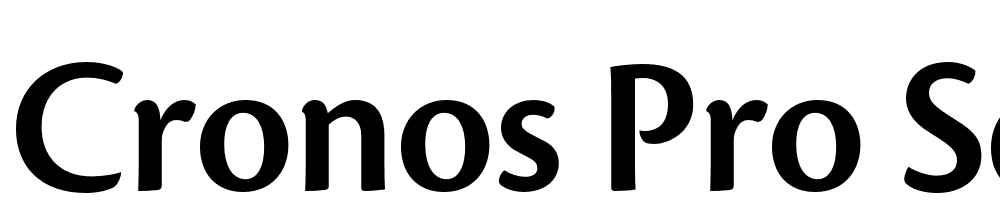 Cronos Pro font Full Family Free [Download Now]