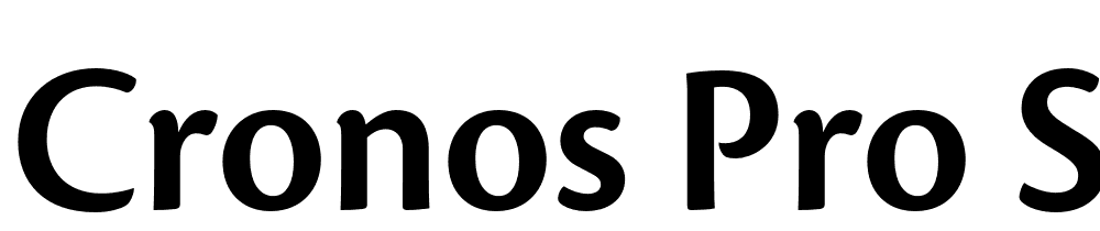 Cronos Pro font Full Family Free [Download Now]