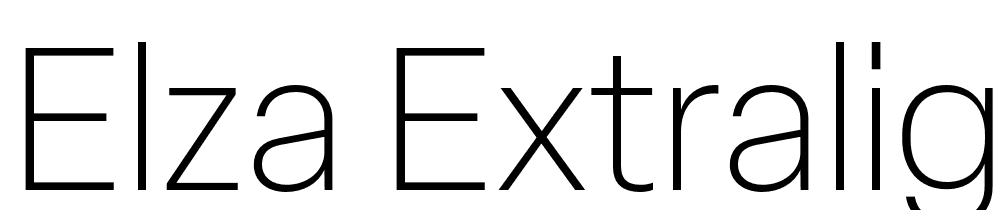 Elza font Full Family Free [Download Now]