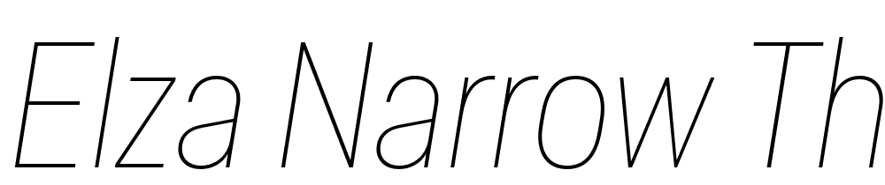 Elza font Full Family Free [Download Now]