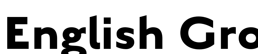 English Grotesque font Full Family Free [Download Now]