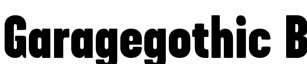 Garage Gothic font Full Family Free [Download Now]