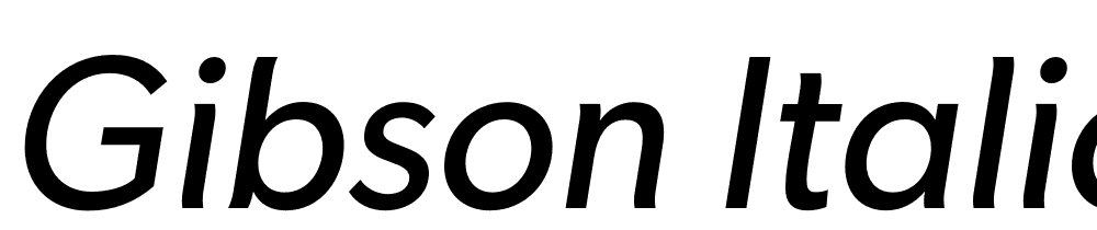 Gibson font Full Family Free [Download Now]