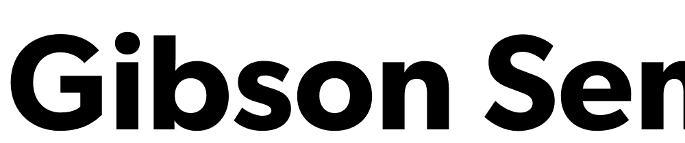 Gibson font Full Family Free [Download Now]