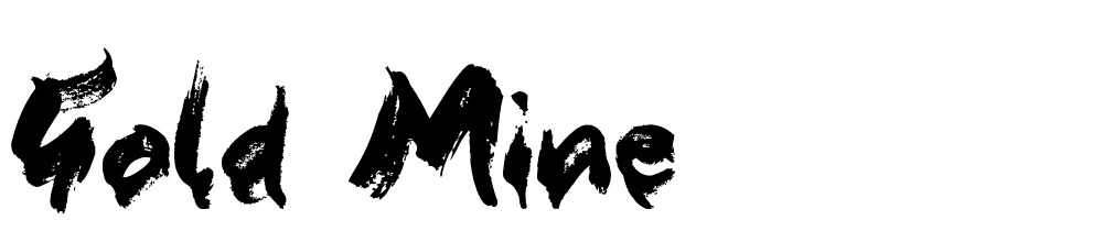 Gold Mine font Full Family Free [Download Now]