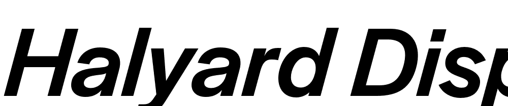 Halyard Display font Full Family Free [Download Now]