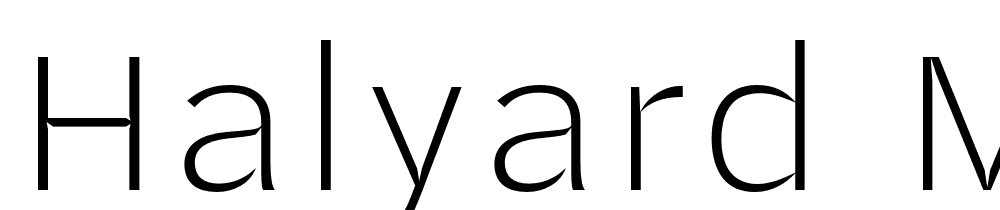 Halyard Display font Full Family Free [Download Now]