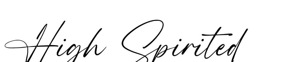 High Spirited font Full Family Free [Download Now]