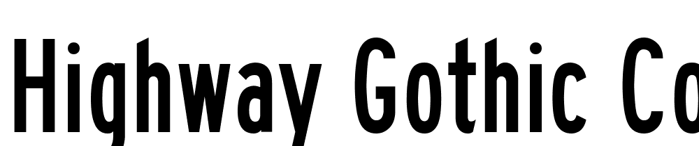 Highway Gothic font Full Family Free [Download Now]