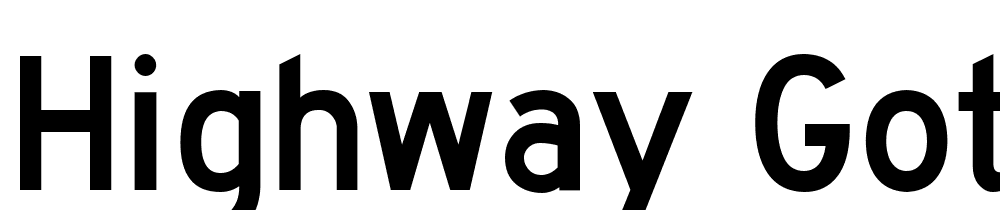 Highway Gothic font Full Family Free [Download Now]