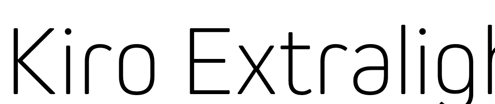 Kiro font Full Family Free [Download Now]