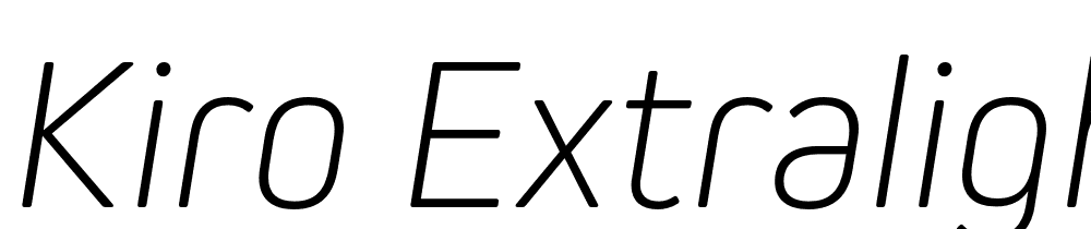 Kiro font Full Family Free [Download Now]