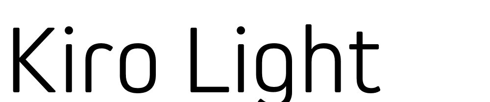 Kiro font Full Family Free [Download Now]