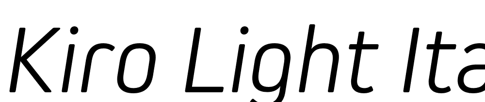 Kiro font Full Family Free [Download Now]