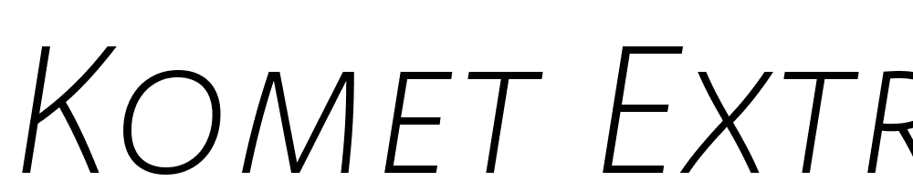 Komet font Full Family Free [Download Now]