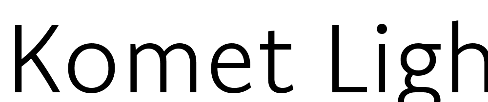 Komet font Full Family Free [Download Now]