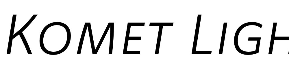 Komet font Full Family Free [Download Now]