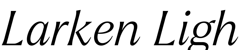 Larken font Full Family Free [Download Now]