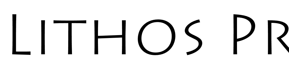 Lithos Pro font Full Family Free [Download Now]