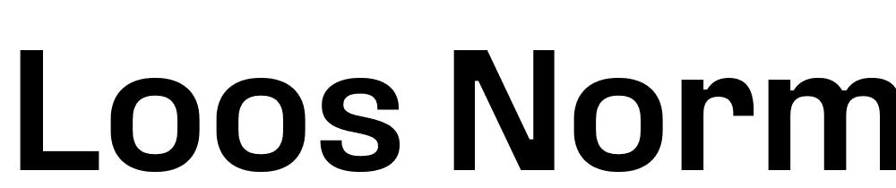 Loos font Full Family Free [Download Now]