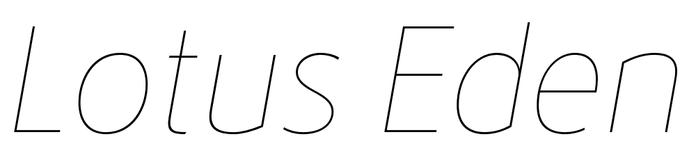 Lotus Eden font Full Family Free [Download Now]