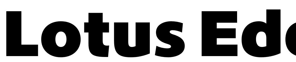 Lotus Eden font Full Family Free [Download Now]