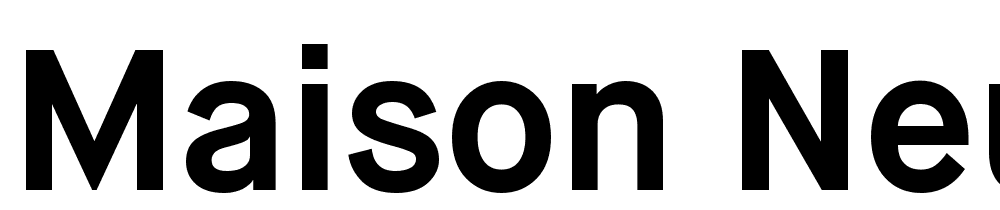 Maison Neue font Full Family Free [Download Now]