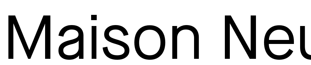 Maison Neue font Full Family Free [Download Now]