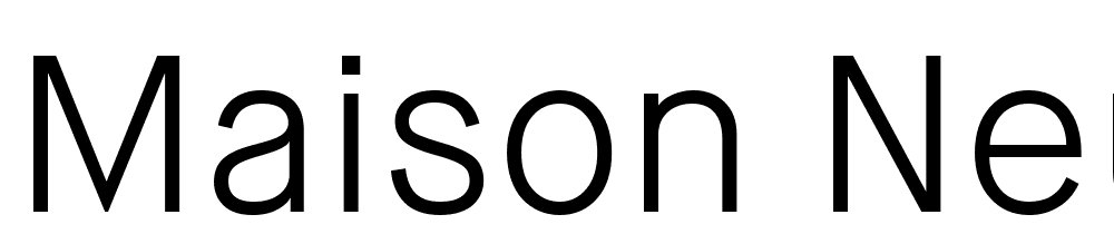 Maison Neue font Full Family Free [Download Now]