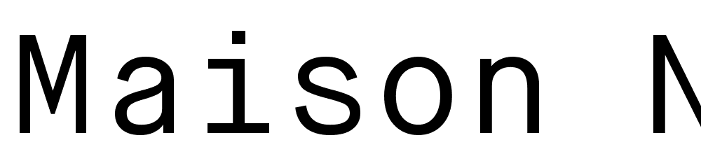 Maison Neue font Full Family Free [Download Now]
