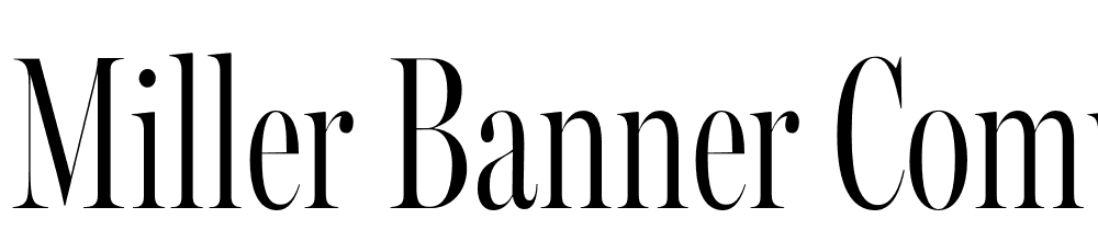 Miller Banner font Full Family Free [Download Now]