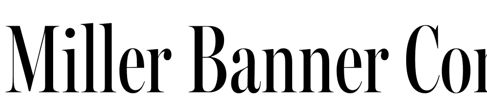 Miller Banner font Full Family Free [Download Now]