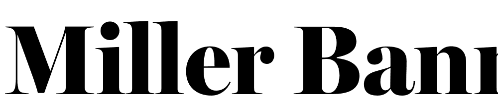 Miller Banner font Full Family Free [Download Now]
