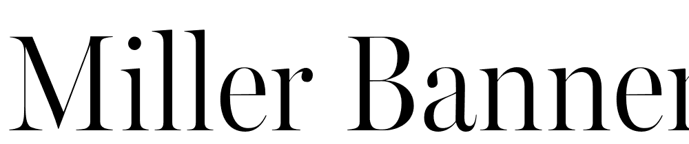 Miller Banner font Full Family Free [Download Now]