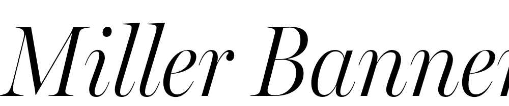 Miller Banner font Full Family Free [Download Now]