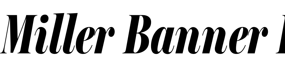 Miller Banner font Full Family Free [Download Now]
