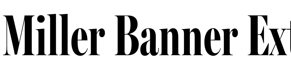 Miller Banner font Full Family Free [Download Now]