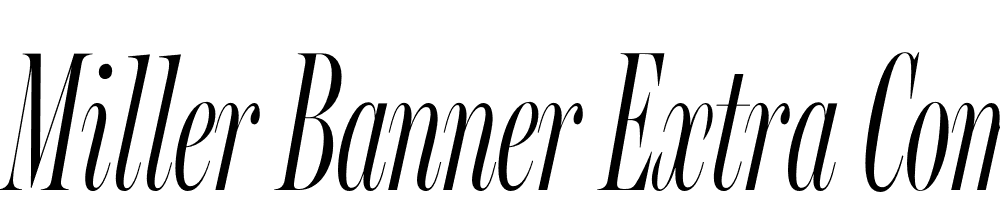 Miller Banner font Full Family Free [Download Now]