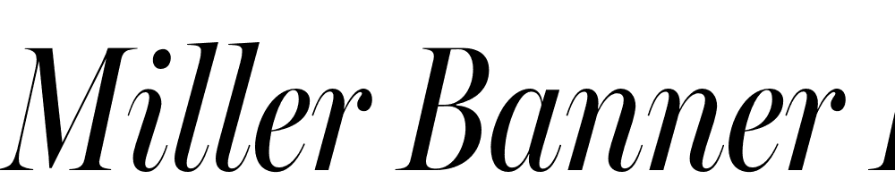Miller Banner font Full Family Free [Download Now]