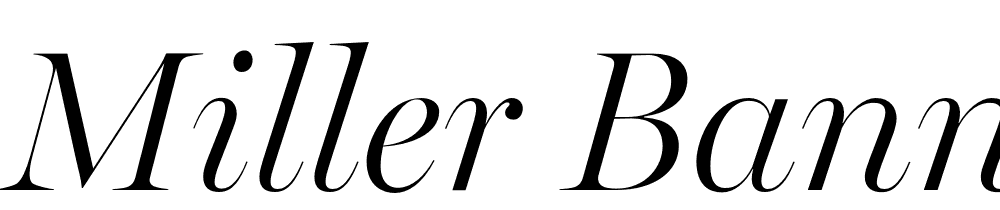 Miller Banner font Full Family Free [Download Now]